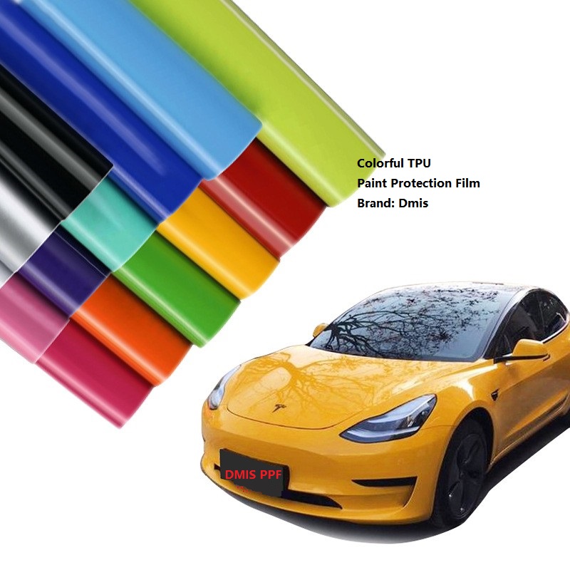 Supply Super Glossy Colored TPU Car Wrap Paint Protection Film ...