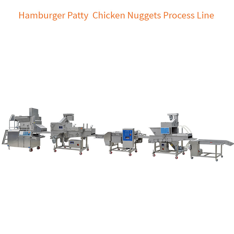 Supply Hamburger Patty Chicken Nuggets Process Line Wholesale Factory ...