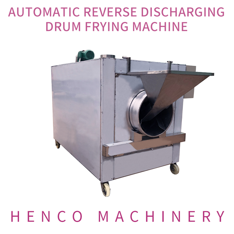 Supply Automatic Reverse Discharging Drum Frying Machine Wholesale Factory - Jinan Henco ...