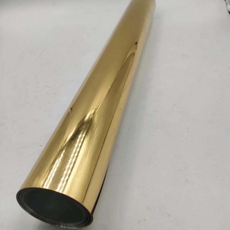 Supply Golden Metallized Tinted Foil PET Plastic Film Wholesale Factory ...