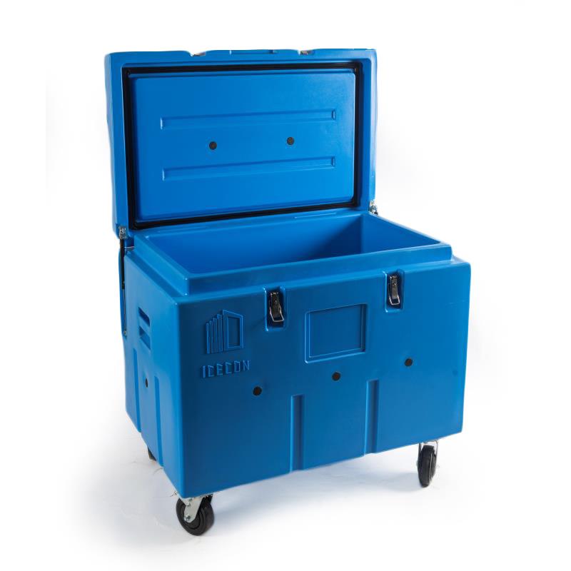 Supply Dry Ice Plastic Container On Wheels Wholesale Factory - At ICECON