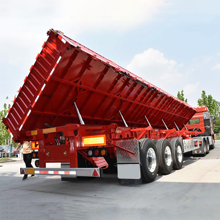Supply 3 Axle 60T Side Dump Semi Trailer Wholesale Factory - Shandong ...