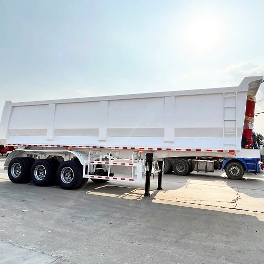 Supply Triple Axle 45m3 Tipper Truck Trailer Wholesale Factory ...