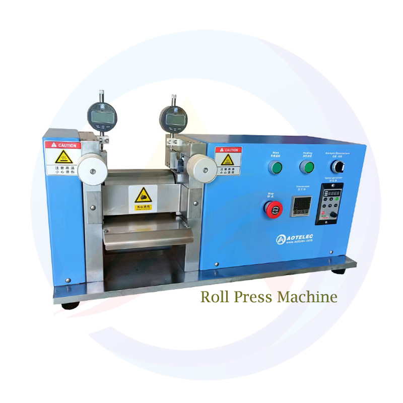 Supply Lab Electric Hot Roll Press Machine with Pressure Display for ...
