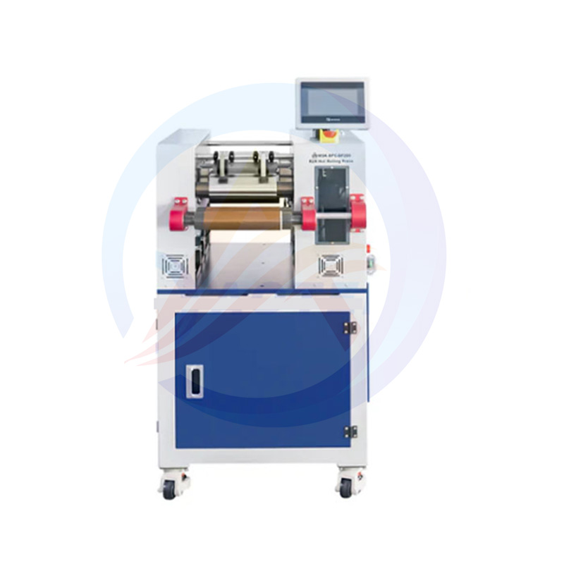 Supply Hot Rolling Press with Asynchronous Speed for Dry Electrode and Solid State Electrolyte ...