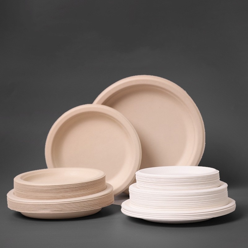 Supply 100% biodegradable sugarcane disposable paper plate Wholesale ...