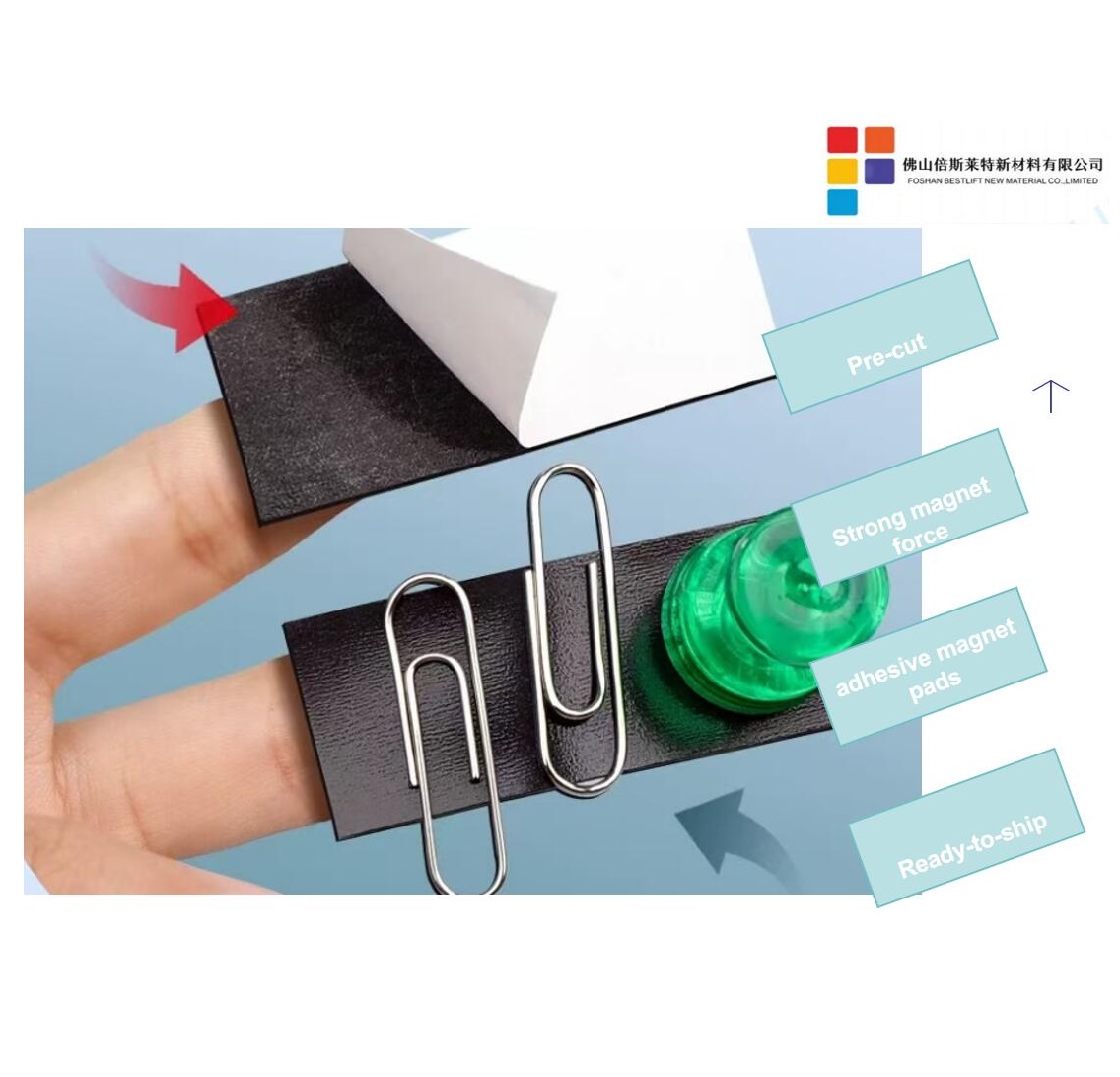 Supply Removable Magnetic Adhesive Tape,50x50mm Flexible Magnetic ...