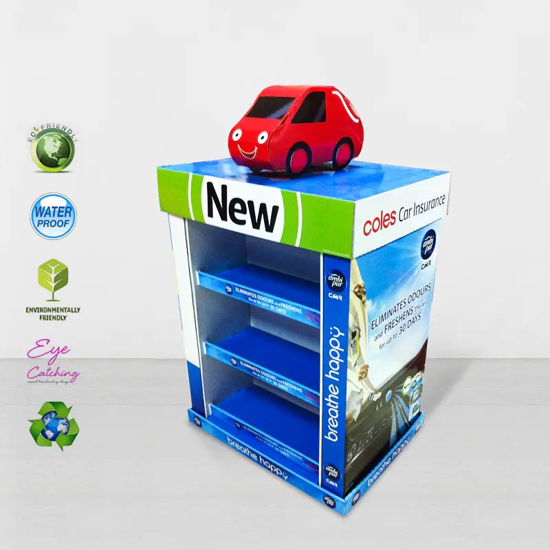 Supply Promotion Cardboard Half Quarter Pallet Display Rack For Toys At ...