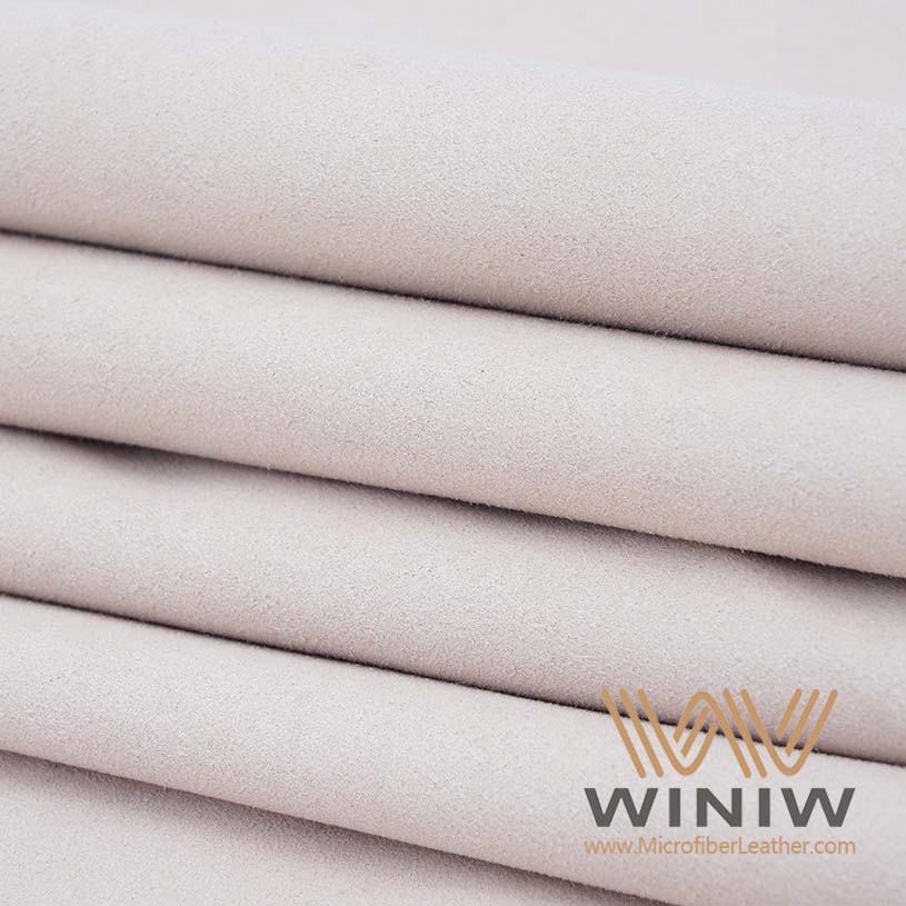 Pink Faux Suede Leather Fabric Material