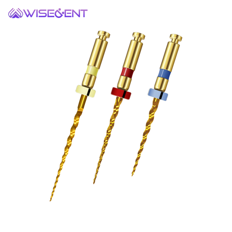 Supply Dental Retreatment files NITI Rotary files Gold/Blue Activation ...