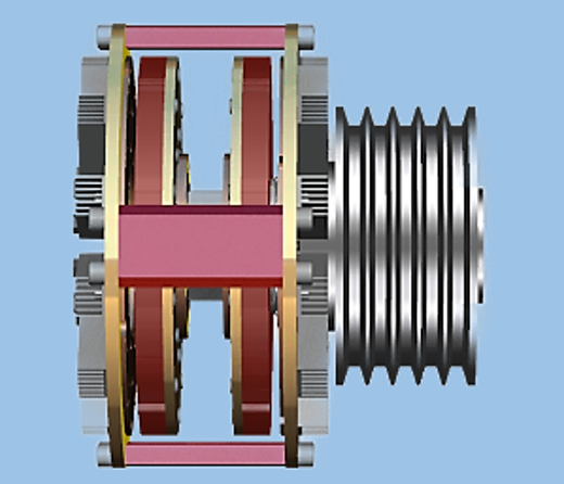 Supply Torque Limiting Permanent Magnetic coupling With Pulley ...