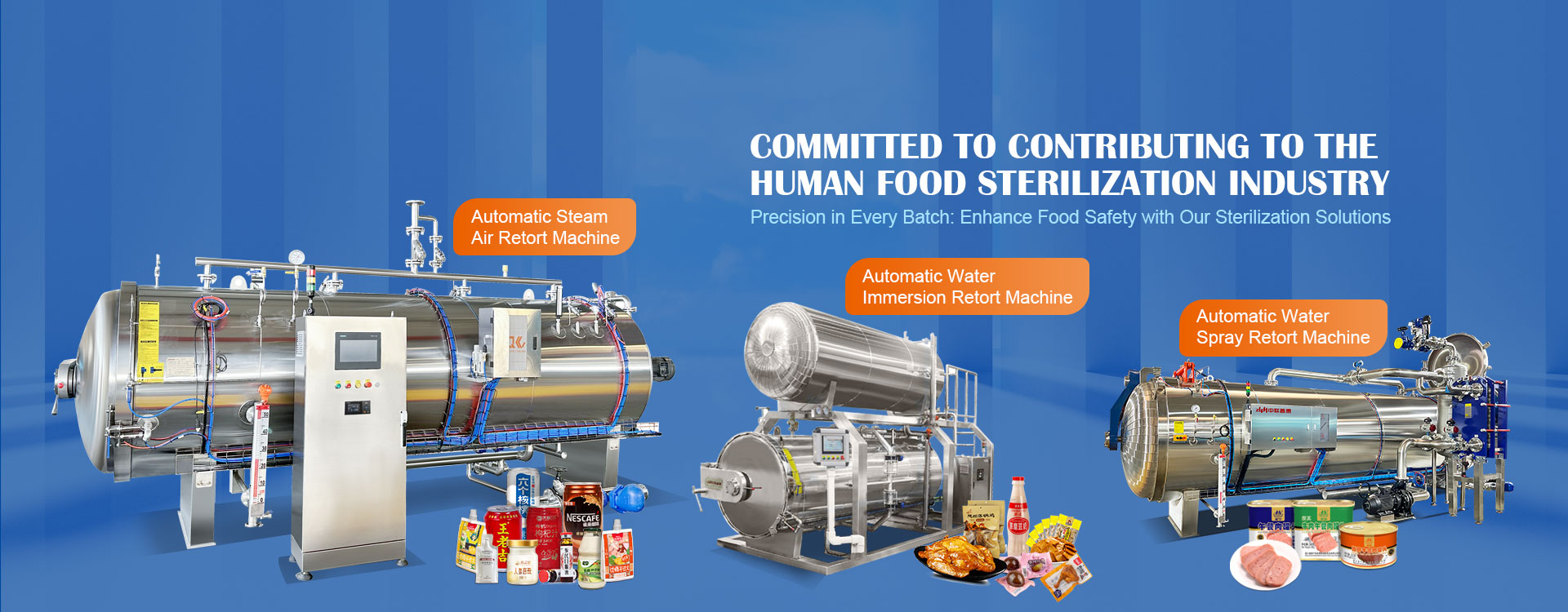 Retort Autoclave, Food & Beverage Retort, Continuous Retort Line ...