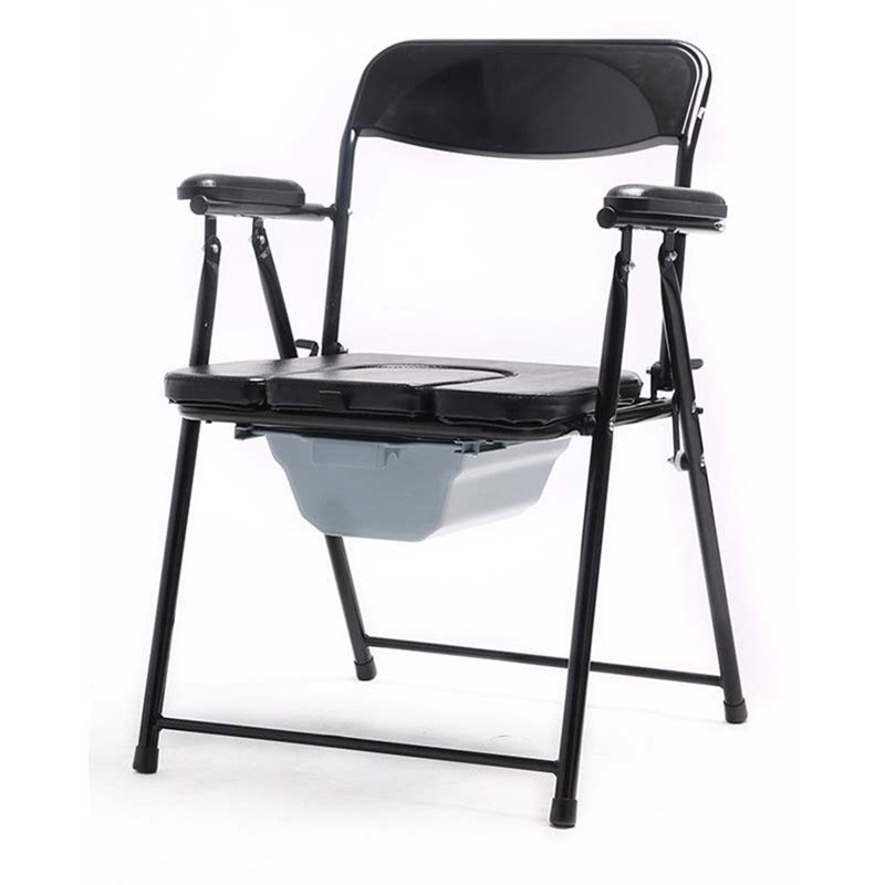 Supply Steel Hospital Height Adjustable Commode Chair Wholesale Factory ...