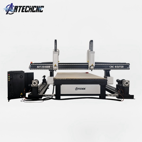 Supply 2040D Cnc Wood Router With Double Rotary Atc Wholesale Factory ...