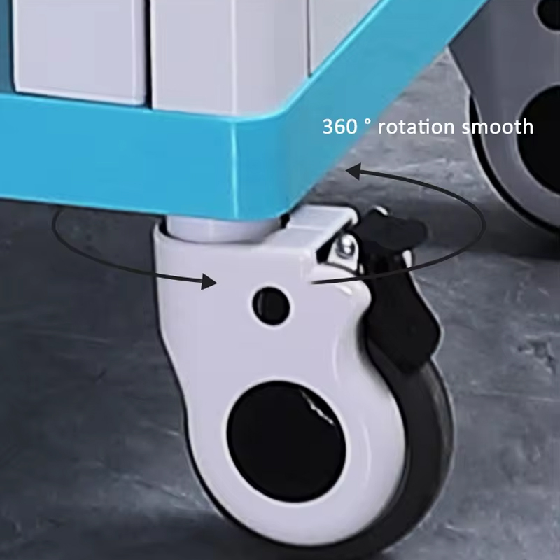 Supply durable hospital patient file records cart lock case trolley ...