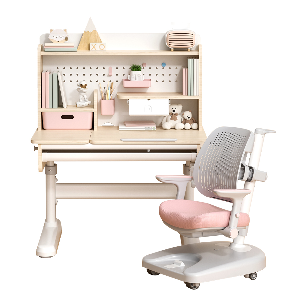 Supply Height Adjustable Smart Children Homework Table With Bookshelf ...