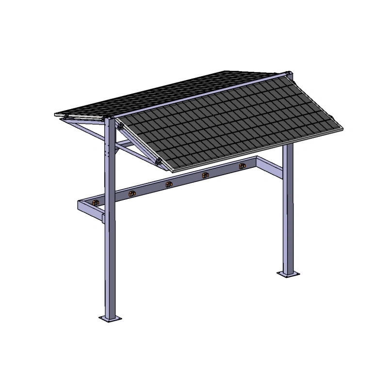 Mini cochera solar móvil para vehículos eléctricos de dos ruedas ...