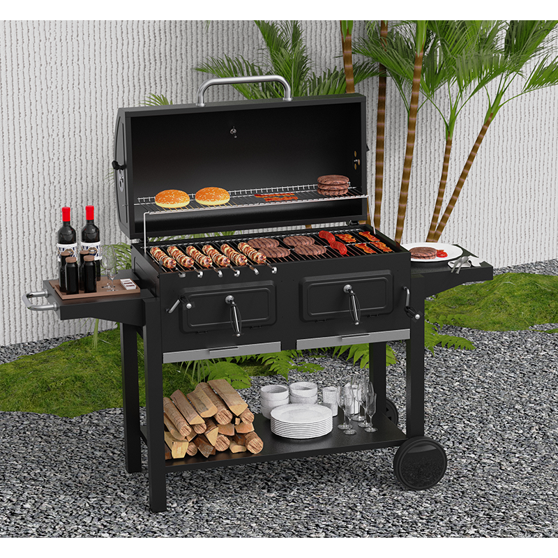 Supply Barbecue Grill Outdoor Garden Metal Trolley Bbq Wholesale ...