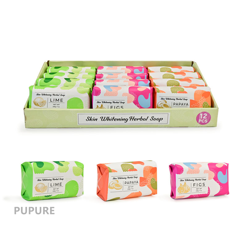 Supply Thailand Natural Lemon Figs Papaya Whitening Soap Wholesale ...