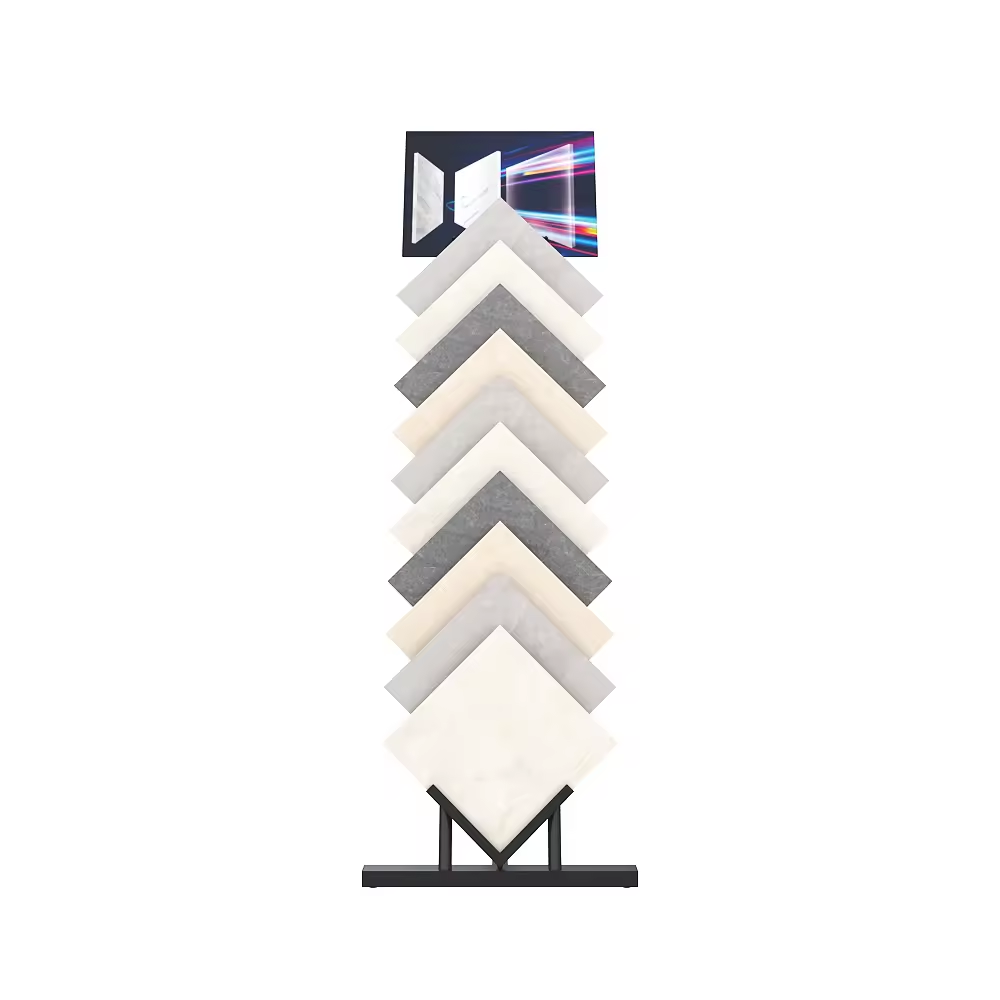 Supply Heavy Duty Showroom Large Sliding Tile Display Racks Wholesale ...