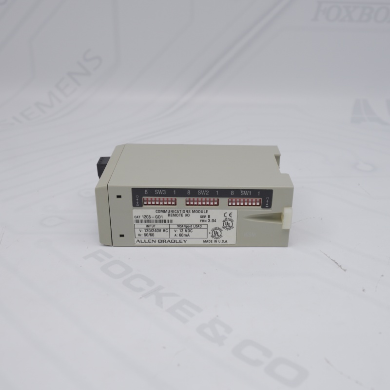 Supply 1203-GD1 Allen Bradley Remote I/O Communications Module ...