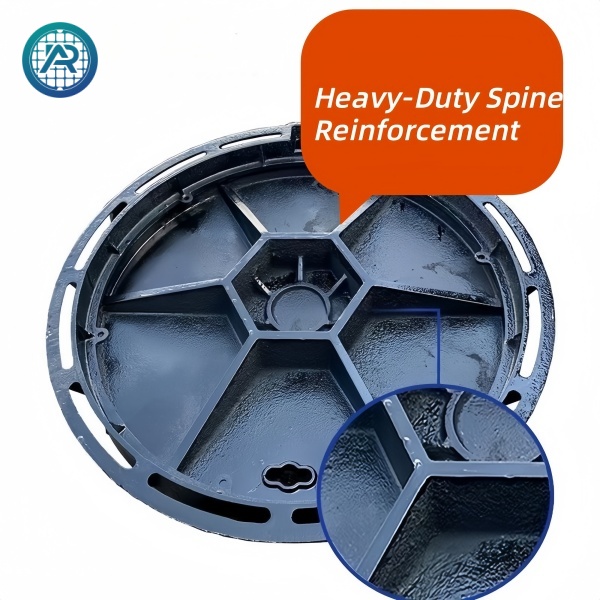 Supply High quality Round Heavy Duty Cast Iron Sewer Lid Cover | D400 ...