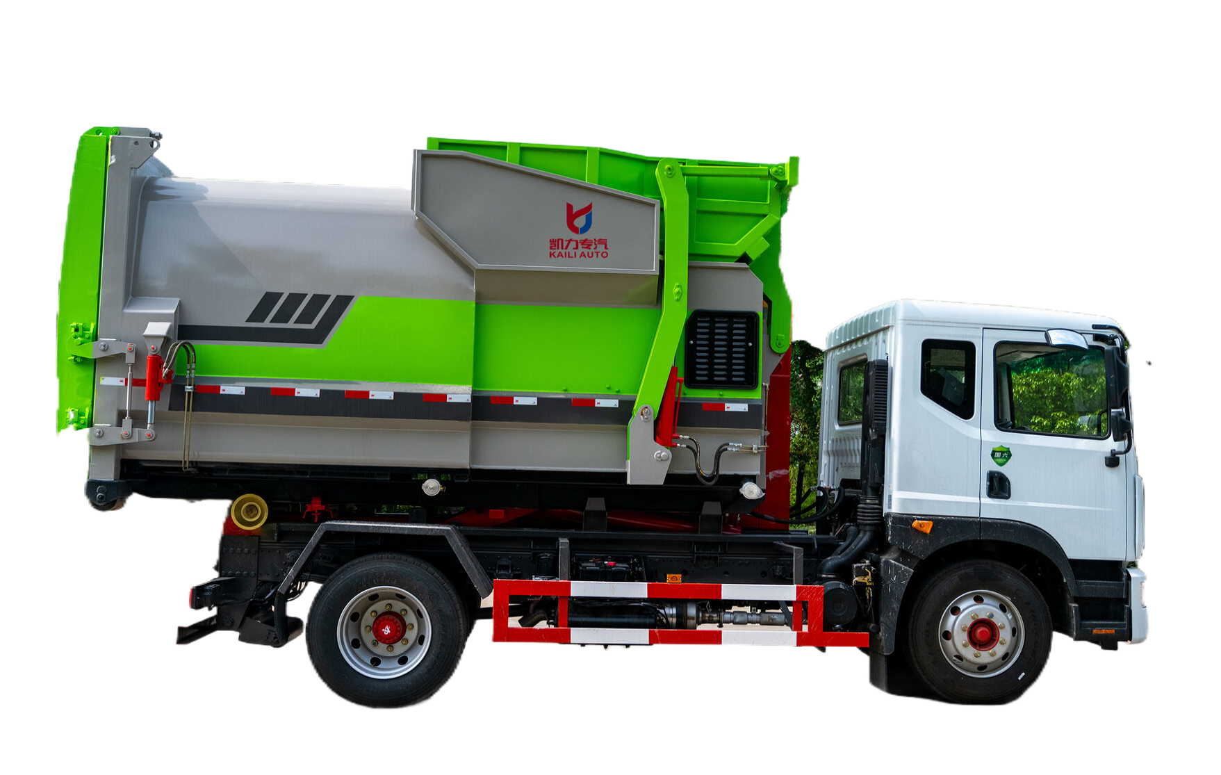 Supply High-end custom 4X2 diesel version hook arm garbage truck ...