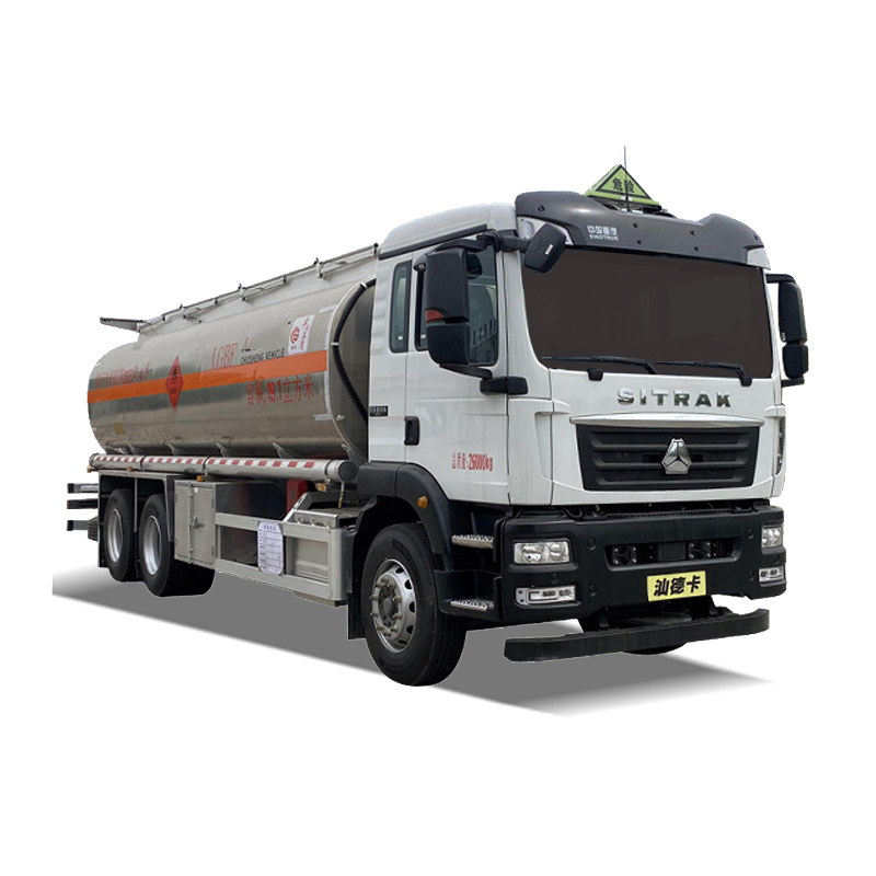 Supply SINOTRUK SITRAK Rear double axle 20 cubic fuel tank truck ...
