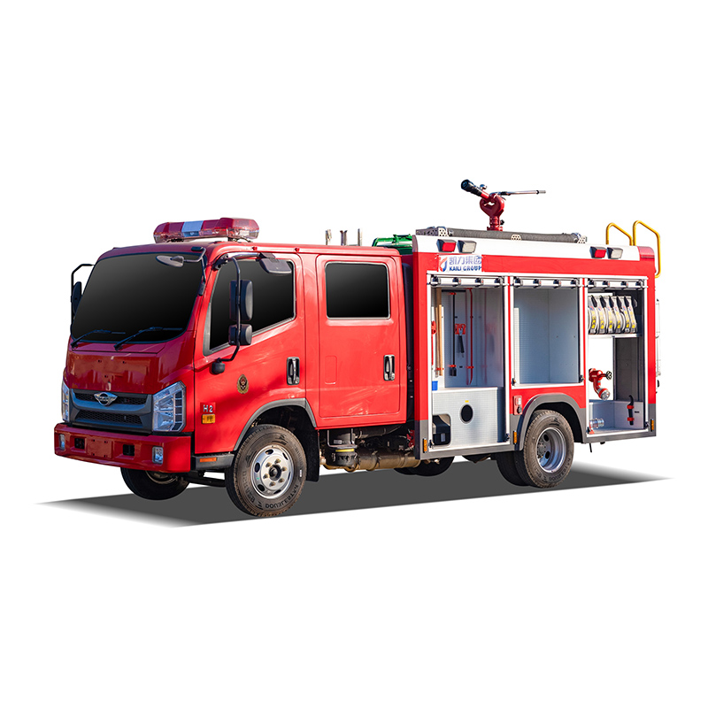 Supply Foton Double Row Cabin Fire Engine 2000L Water Tank 500L Foam ...