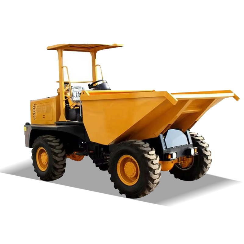 Supply 4X4 Diesel Self-unloading Dump Truck with Hydraulic Front ...