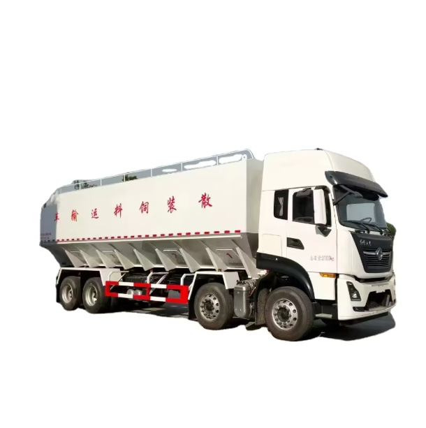 Supply 30 Tons Pig Feed Transport Truck Diesel Bulk Feed Transport ...