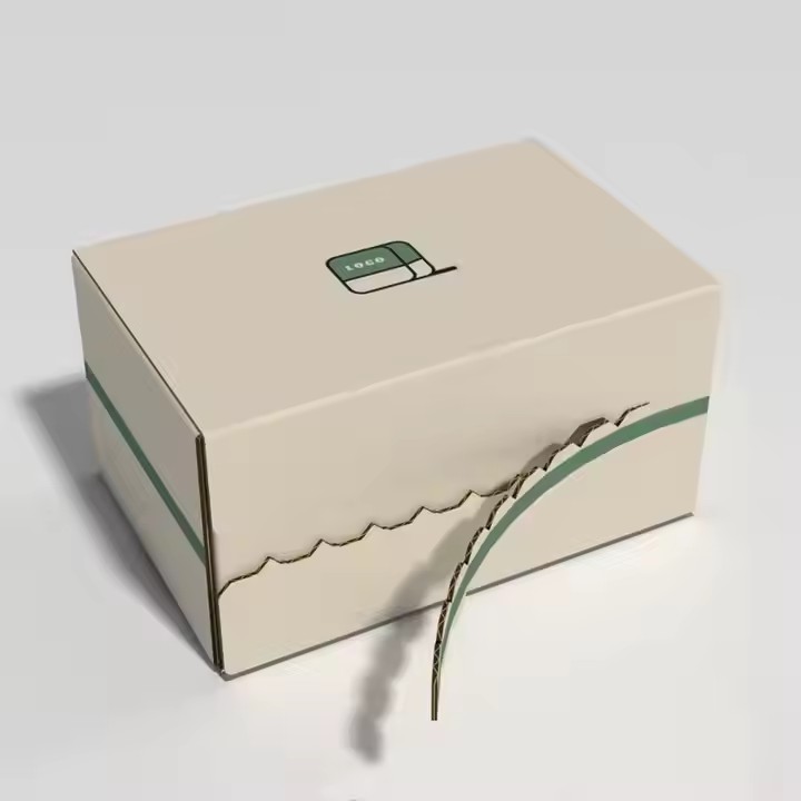 Supply Customized Corrugated Cardboard Mailer Box Tear-Off Strip Zipper ...