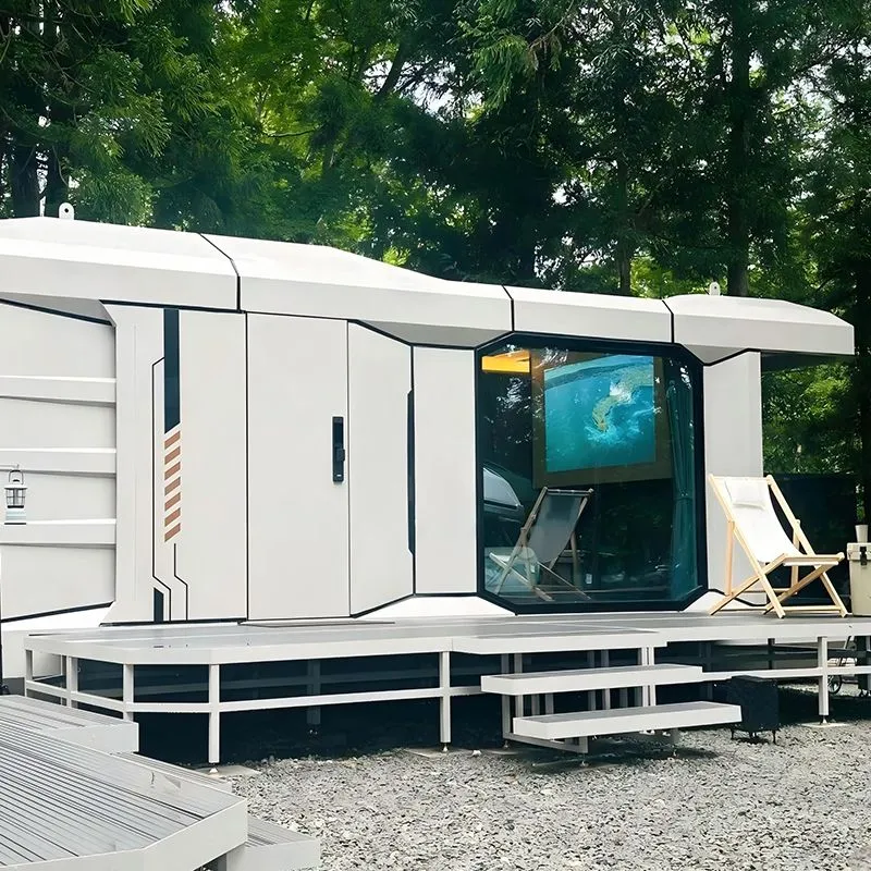 Supply prefab house E5 Galvanized steel frame structure Villa resort ...