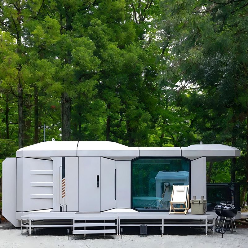 Supply prefab house E5 Galvanized steel frame structure Villa resort ...