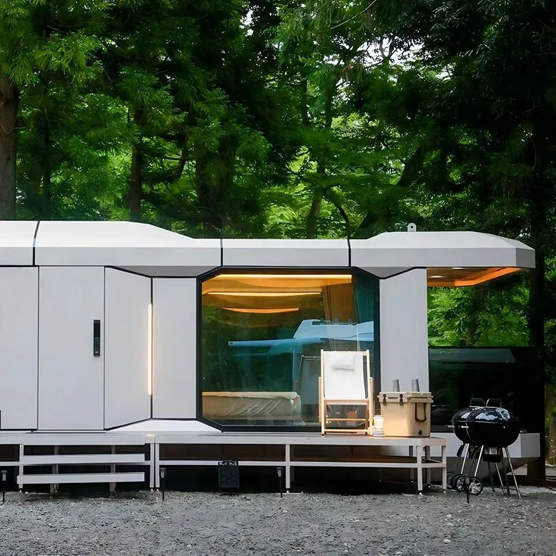 Supply prefab house E5 Galvanized steel frame structure Villa resort ...