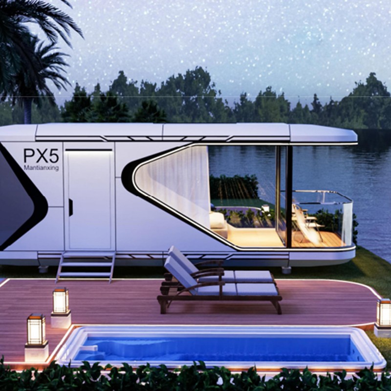 Supply space capsule house PX5 Vacation resort space pods Outdoor ...