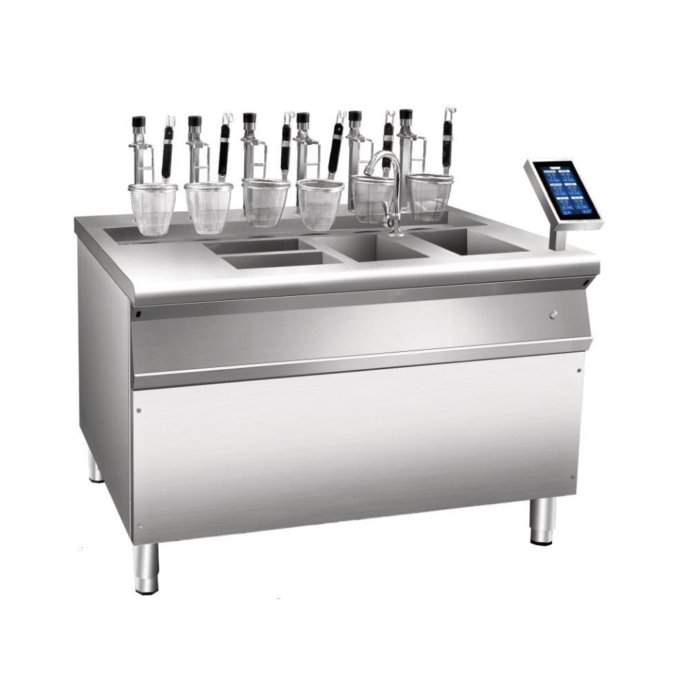 Supply SEMIKRONG Commercial 6 Heads 6 Tanks Pasta Cooker Machine Pasta Cooker Electric Pasta ...