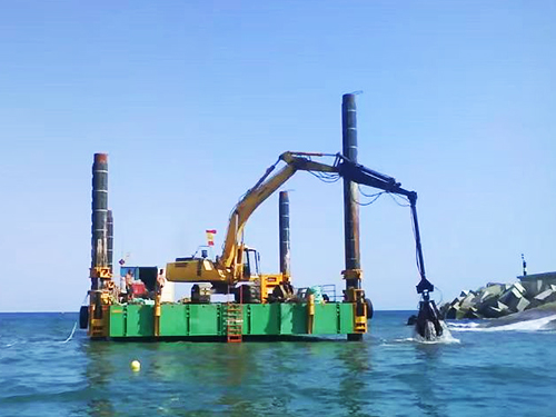 Supply Self-elevation pontoon barge for sea development Wholesale ...
