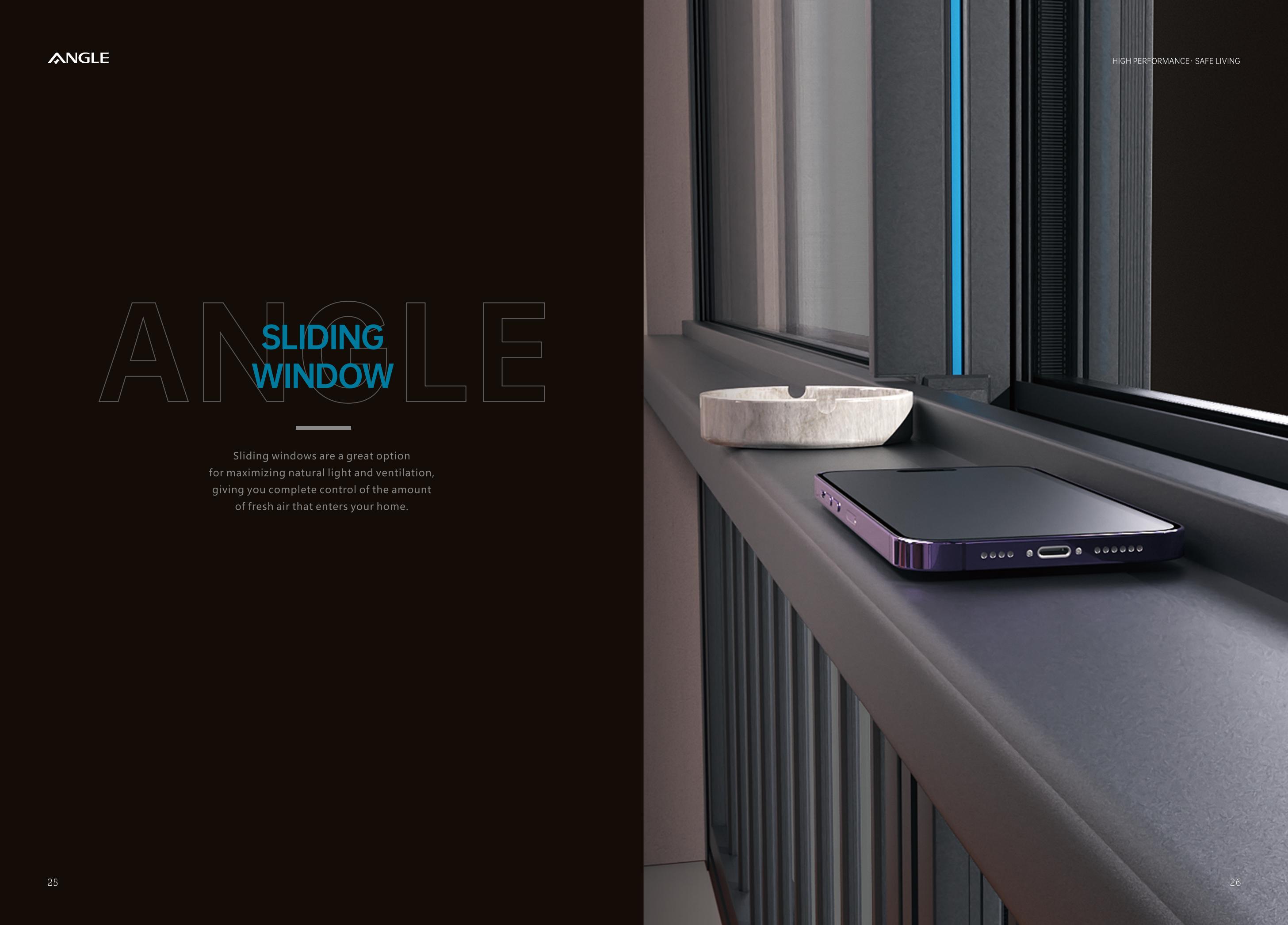 Double Glazed Horizontal Sliding Sash Windows - Luy Heng Upvc & Aluminum