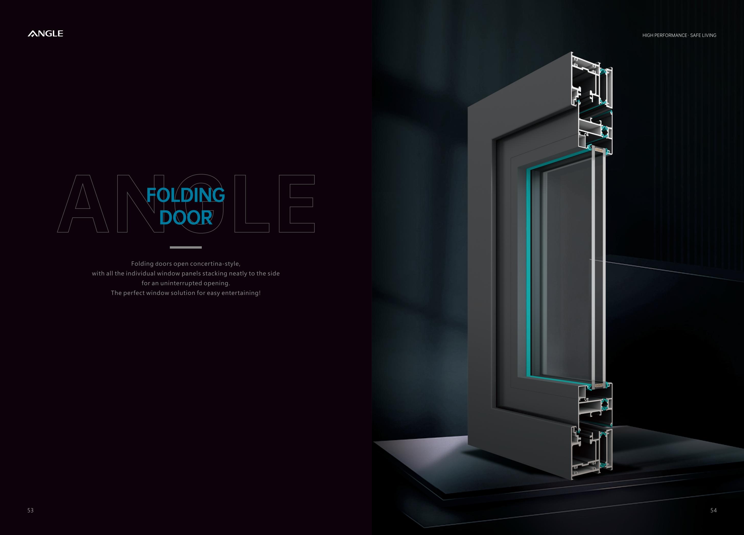 Concertina Folding Door Sliding - Luy Heng Upvc & Aluminum