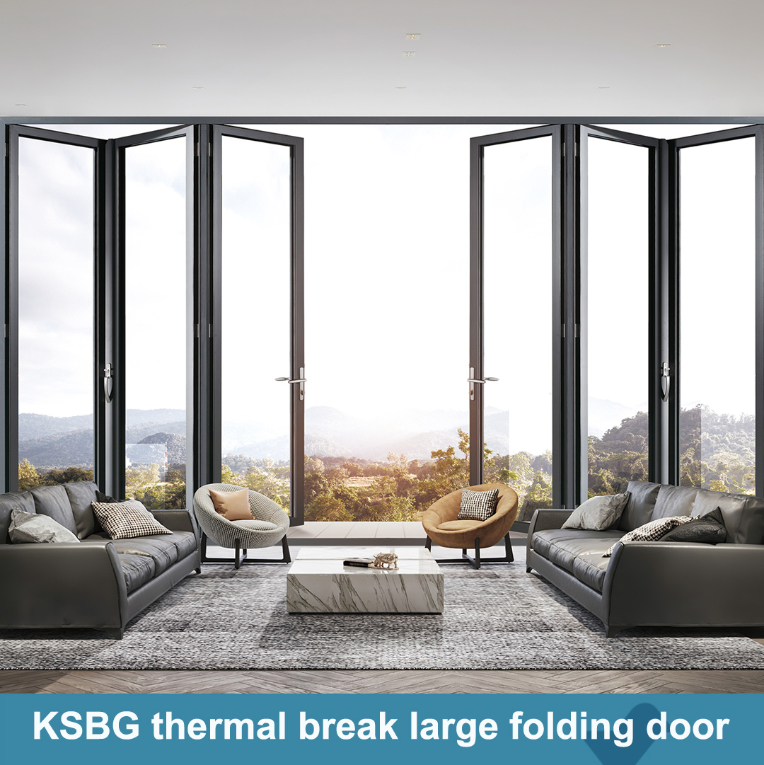 Supply Concertina Folding Door Sliding Wholesale Factory - Foshan Angle ...