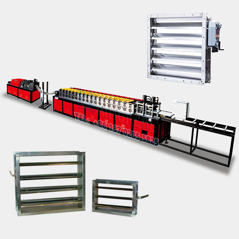Supply Fire Damper Frame Roll Forming Machine Wholesale Factory ...