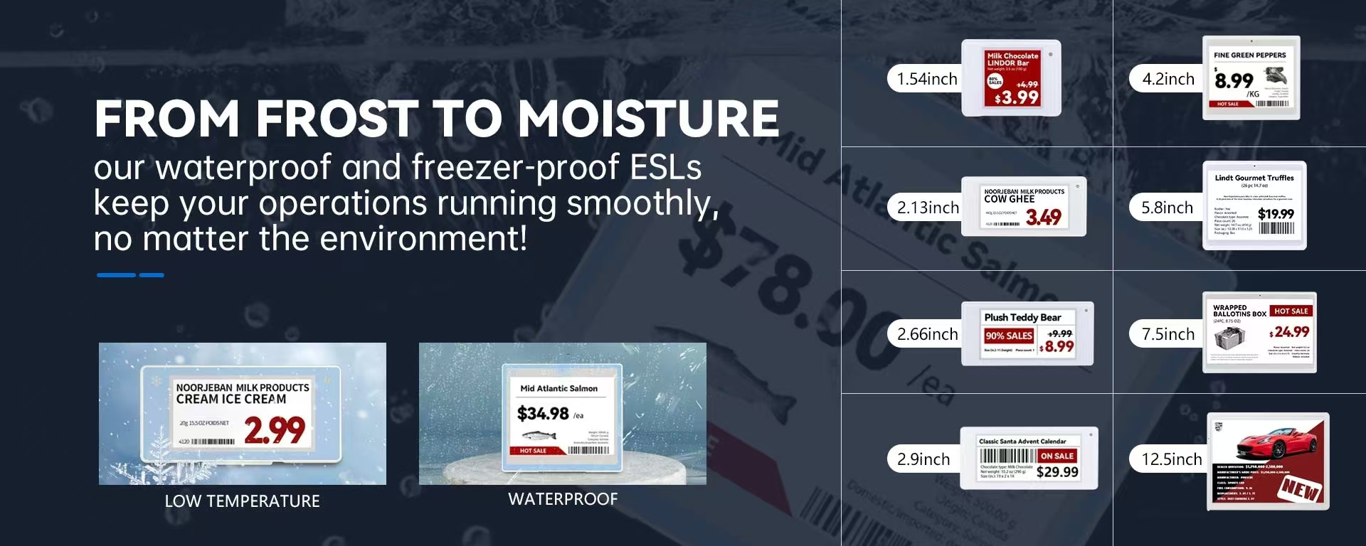 Electronic Shelf Labels, ESL Gateway AP, ESL Price Tag Accessories ...