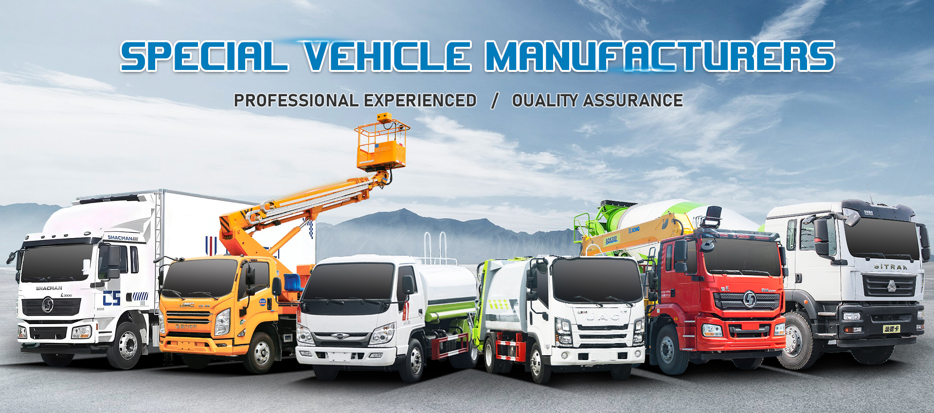 Engineering vehicle series, Vehicle equipment series, Tank truck series ...