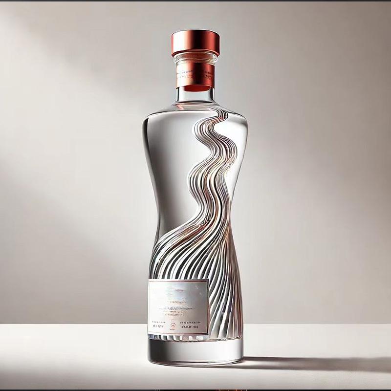 Supply Unique shape finger long neck rum vodka glass bottle Wholesale ...