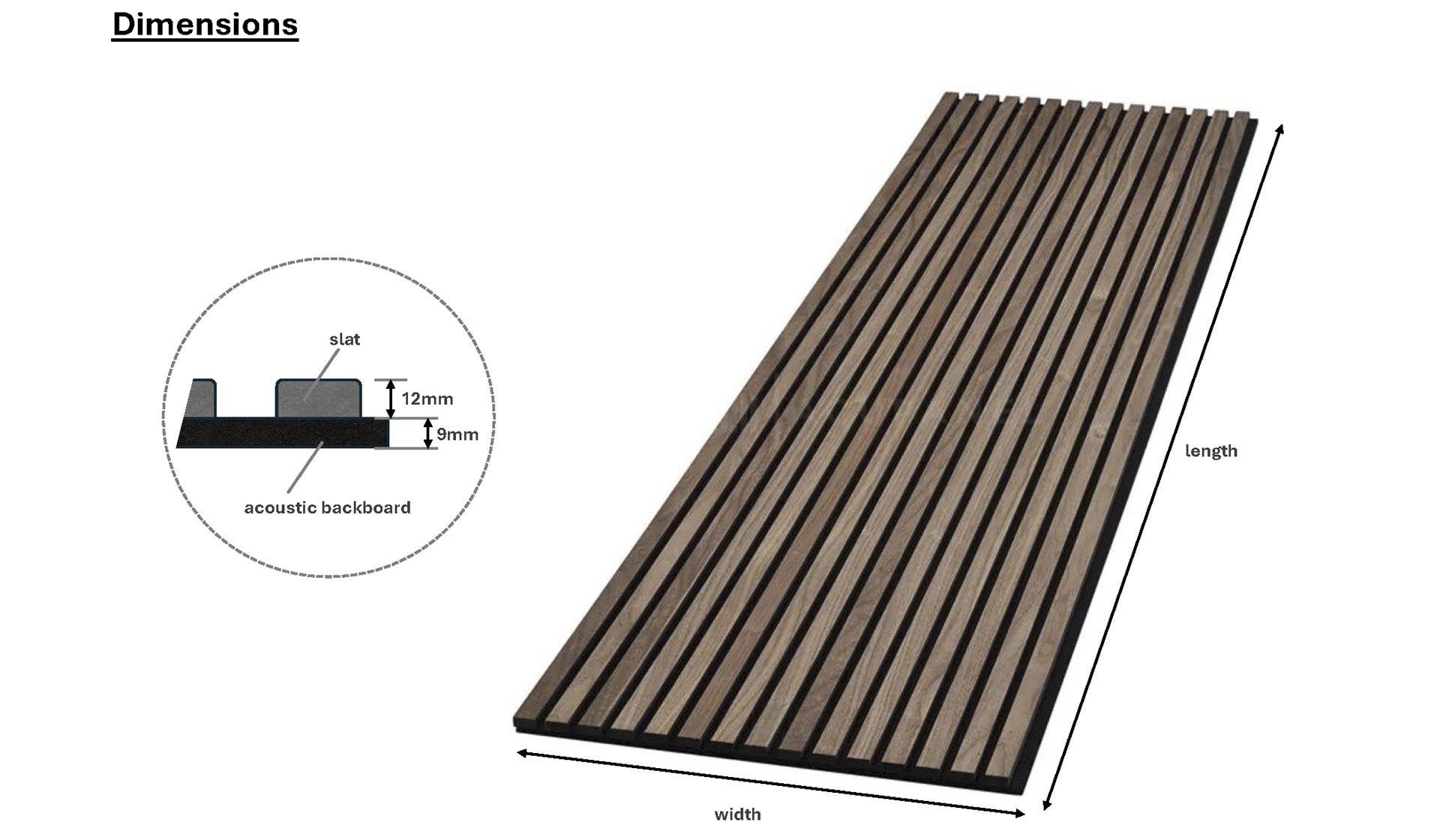 Supply Acoustic MDF slat panel - Technical veneer (UV) Wholesale ...