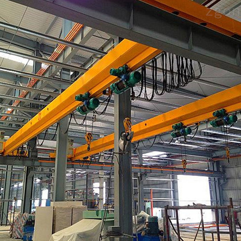 Supply LDAE Double Trolley Single Girder Overhead Crane Factory ...