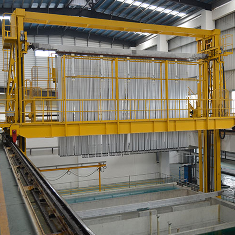 Supply Full Auto Aluminum Profile Oxidizing Line Overhead Crane Factory ...