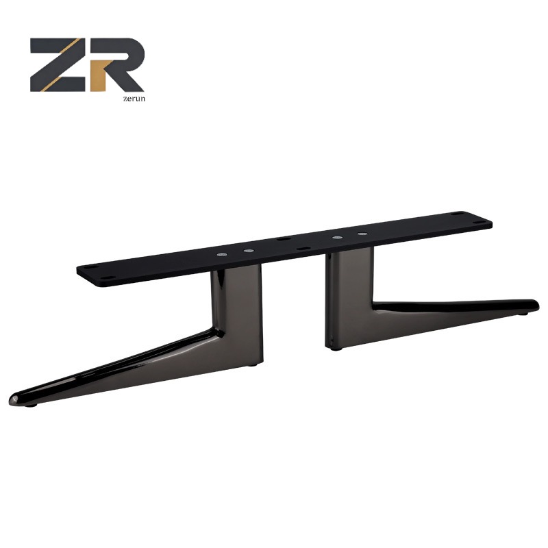 Supply ZERUN Iron Gun Black Decorative Heavy-Duty Metal Furniture Legs ...