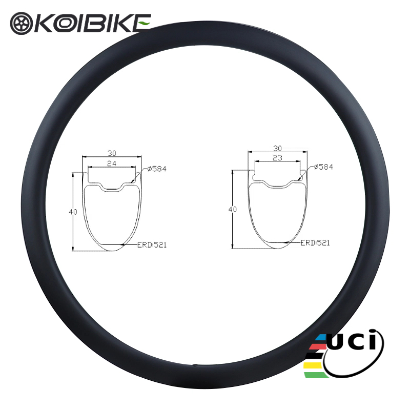 Supply 27.5 inch road bike wheelset 40mm dept 650b road wheelset rim ...
